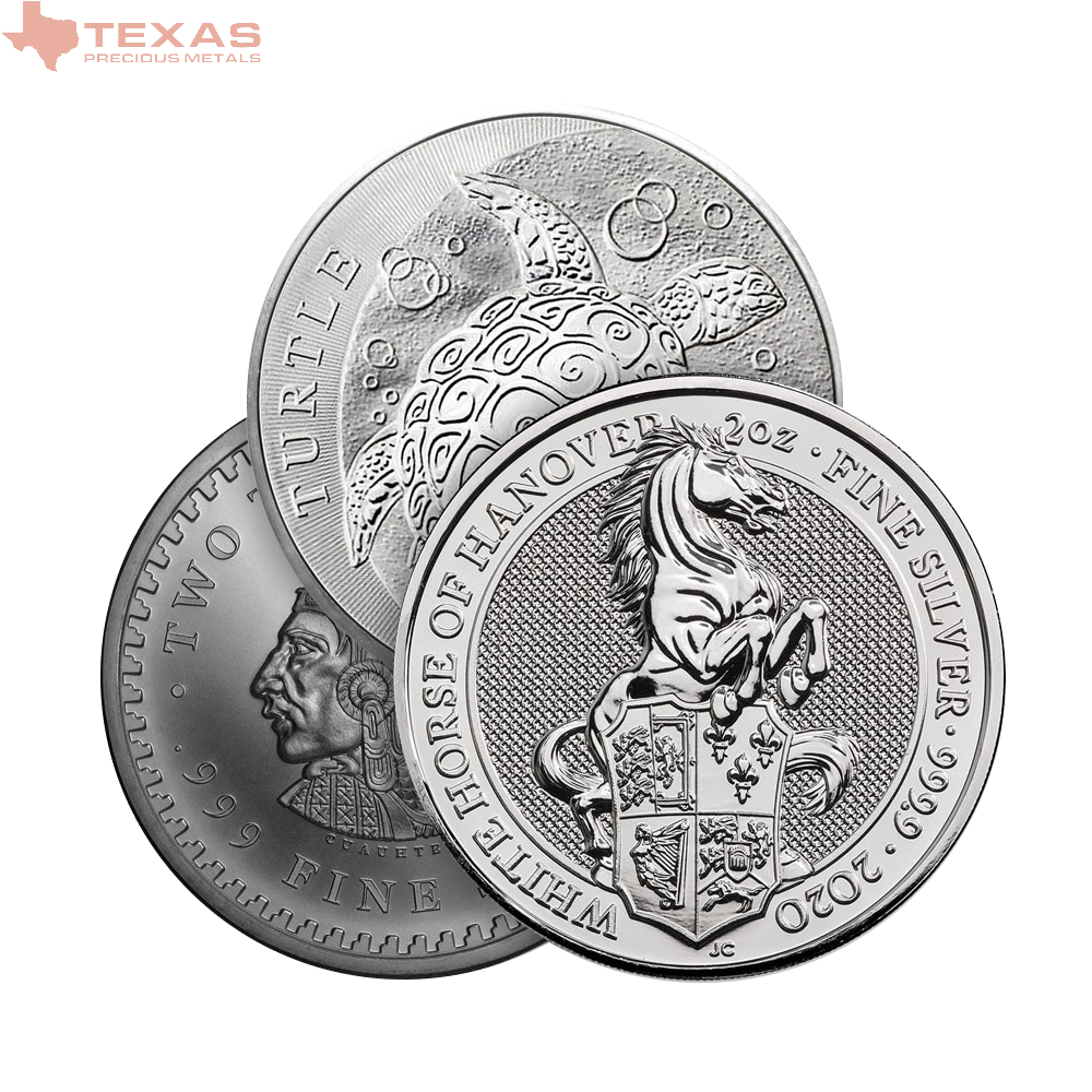 2 oz Silver Round (Varied Condition - Mint of Our Choice) | Texas ...